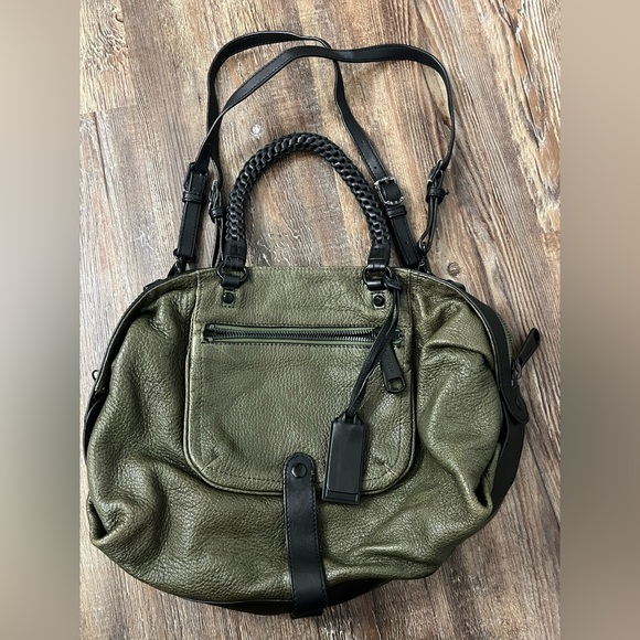 Joy Gryson | Bags | Joy Gryson Olivia Green Skye Made In Italy Leather ...